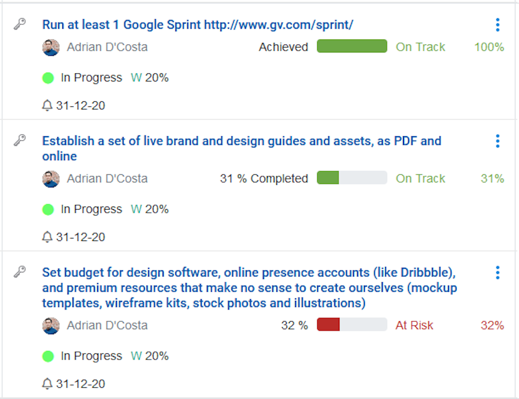OKR Software, OKR Tool thats easy to use and free up to 25 users